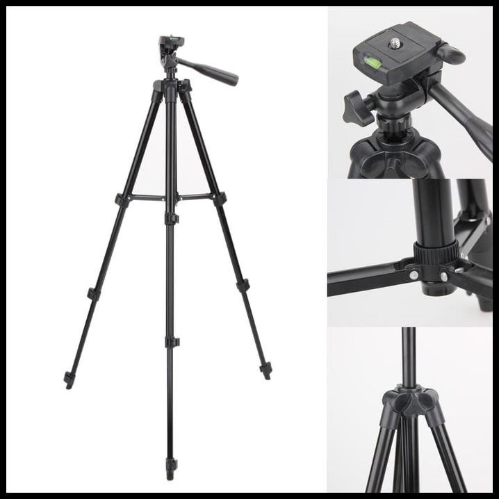 Jual Tripod Hp Weifeng 3120 Hitam 1 Meter + Holder U Universal Hp ...
