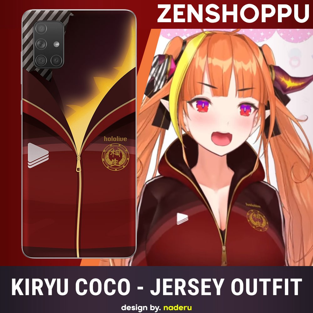 Jual Phone Case Hololive Japan Kiryu Coco - Jersey Outfit | Shopee Indonesia