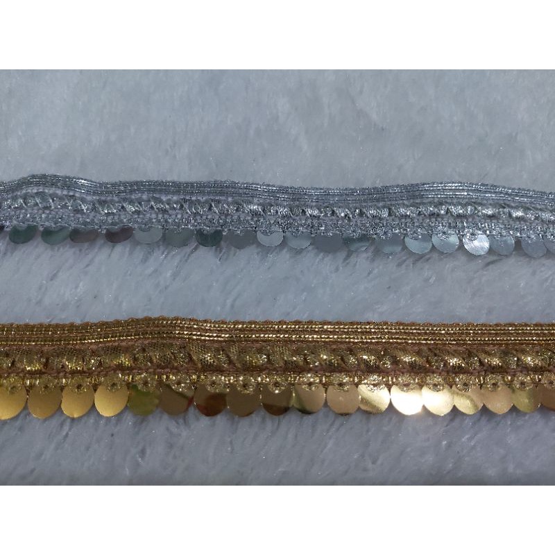 Jual renda india benang silang payet | Shopee Indonesia