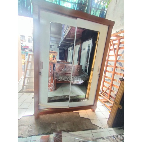 Jual lemari 2pt slide jumbo bloktik tebal | Shopee Indonesia