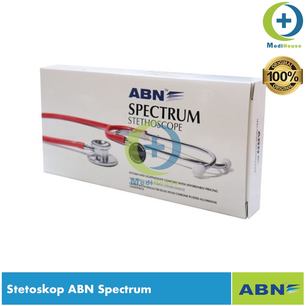 Jual Stetoskop ABN Spectrum Stethoscope ABN Dual Head Indonesia|Shopee ...