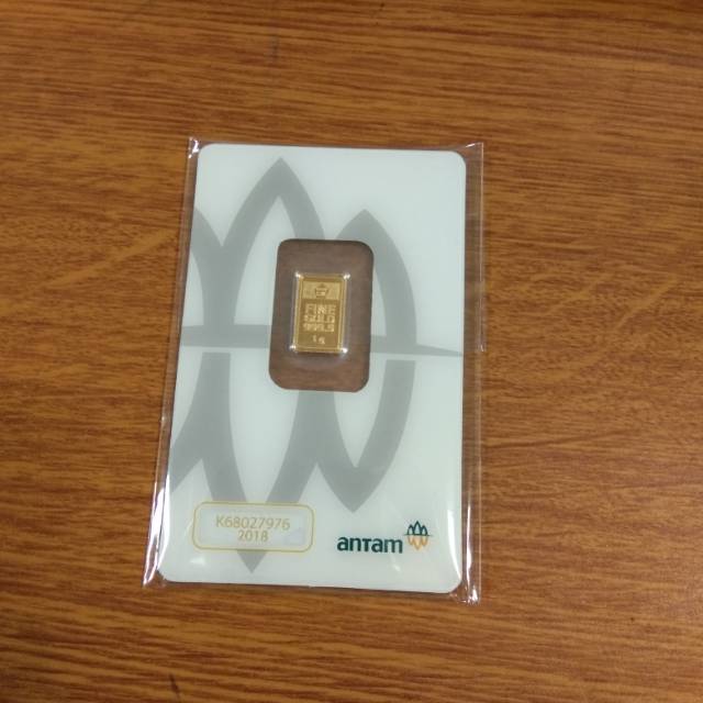 Jual Logam Mulia 1 gram kemasan press Antam | Shopee Indonesia