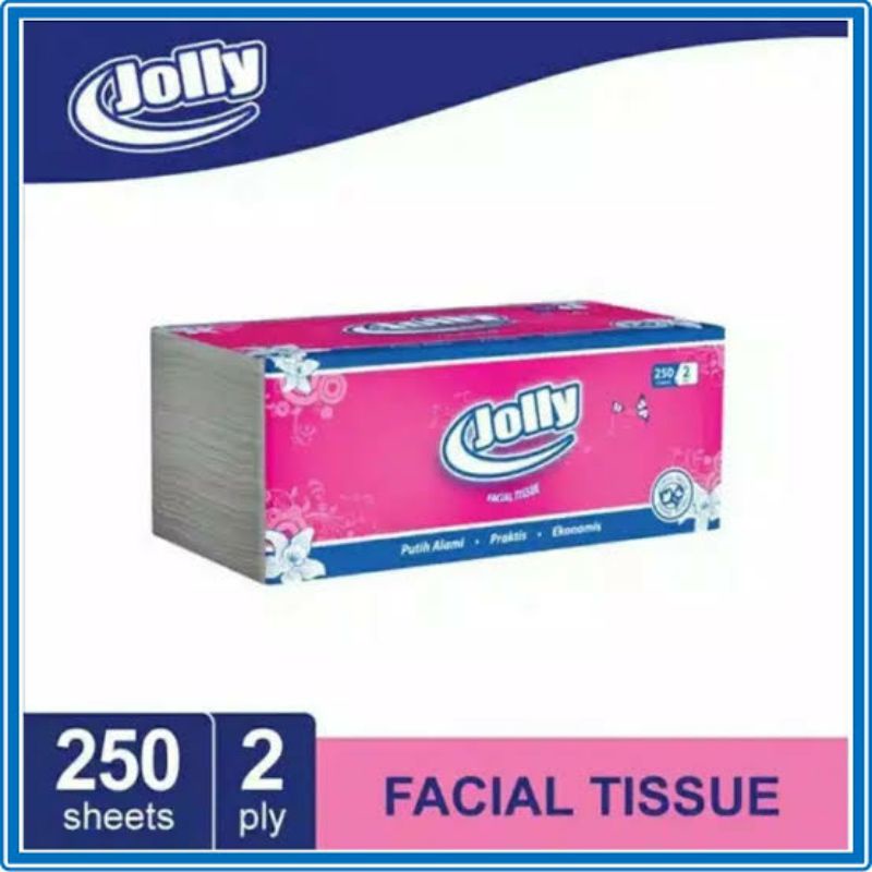 Jual Tisu Jolly 250 sheets 4 Pack. Tisu Jolly Facial 250 sheet 4 Pack ...