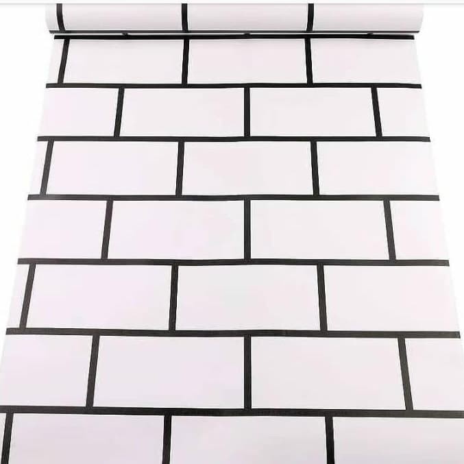 Jual Wallpaper Dinding Motif Bata Putih 192 TERMURAH TERBAIK | Shopee ...