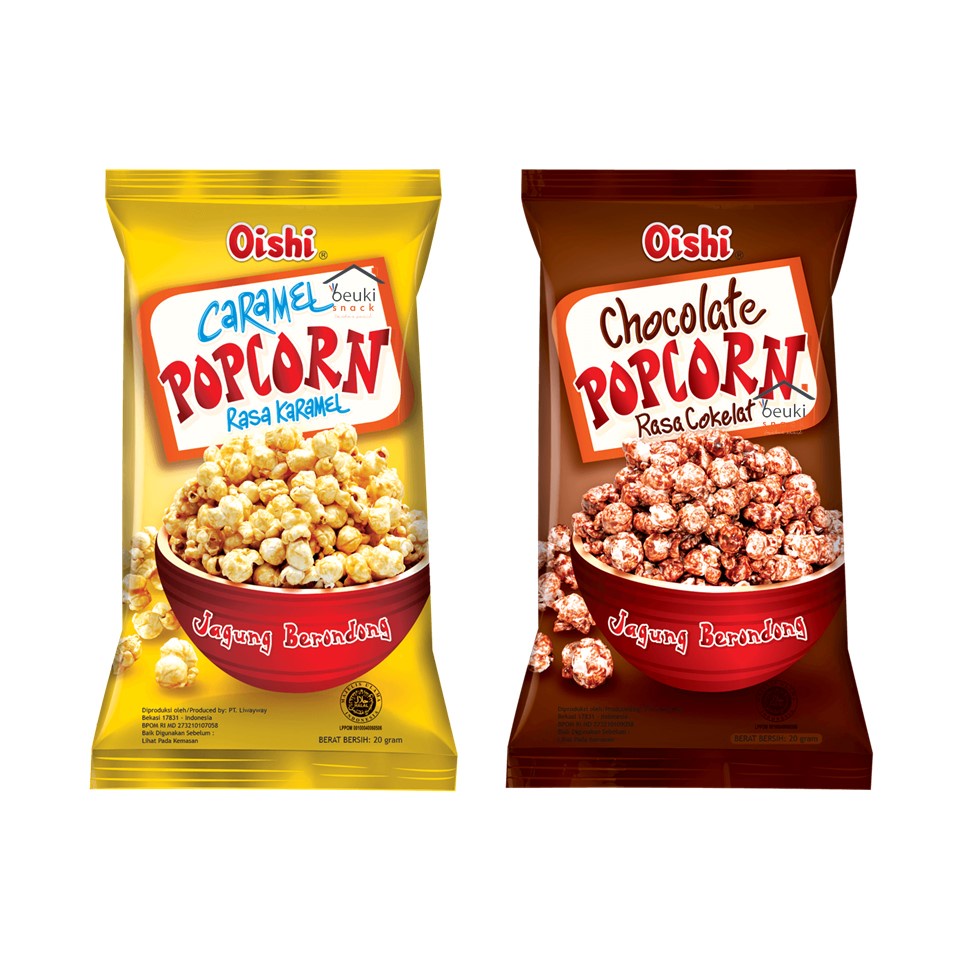 Jual Oishi Popcorn Kemasan Sachet Berbagai Varian Pilih Rasa | Shopee ...