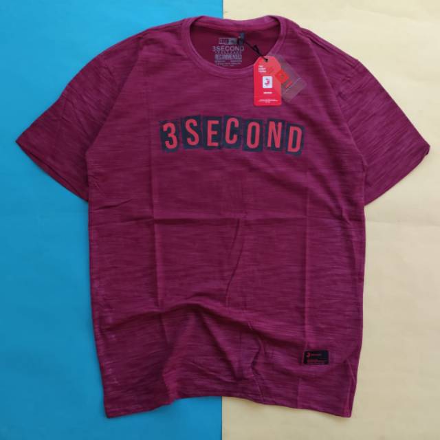KAOS 3SECOND THREESECOND 3SCO THREE SECOND DISTRO CASUAL PRIA MOTIF ...