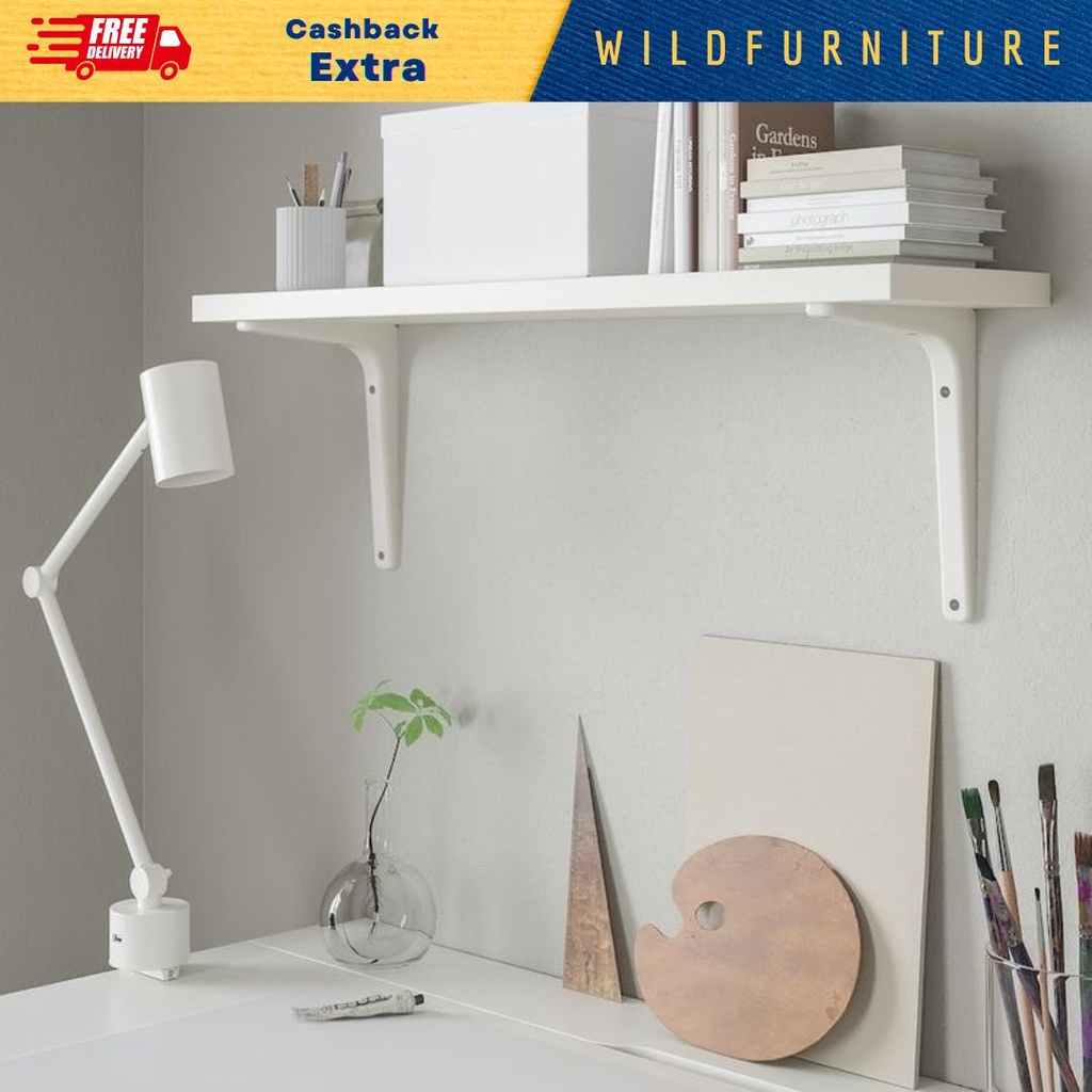 Jual RAK BRACKET SIKU DINDING PAPAN RAK + SIKU DINDING 80X20 RAK KAYU ...