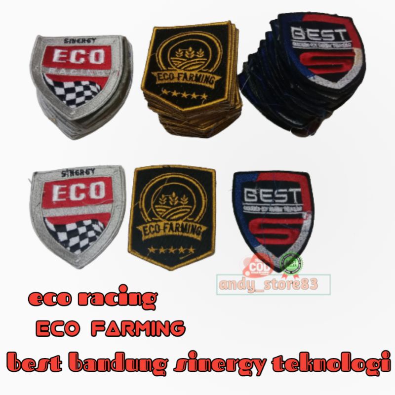 Jual logo ECO racing /,eco farming /logo BEST BANDUNG ECO SINERGY ...