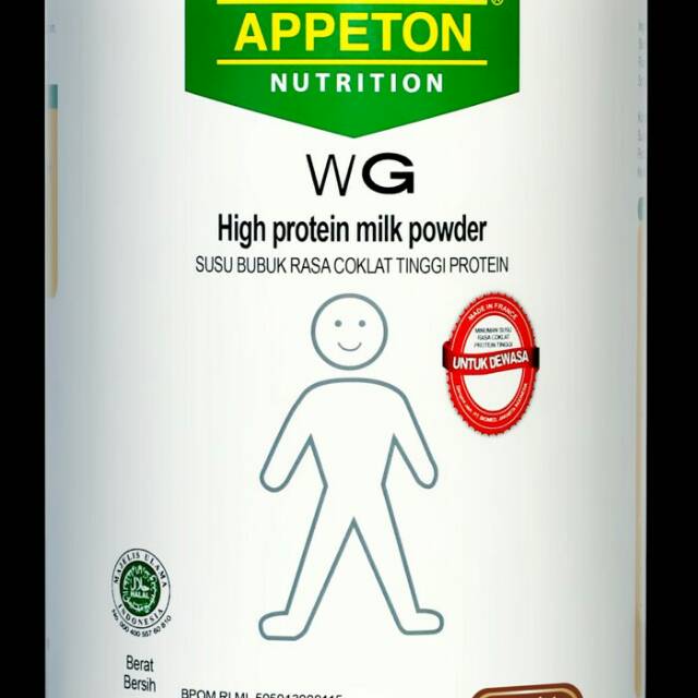 Jual SUSU APPETON WEIGHT GAIN DEWASA RASA COKLAT 450GRAM | Shopee Indonesia