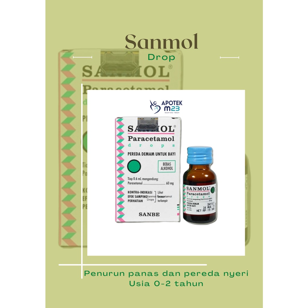 Jual Sanmol Paracetamol Drops (Sanmol Paracetamol Tetes) | Shopee Indonesia