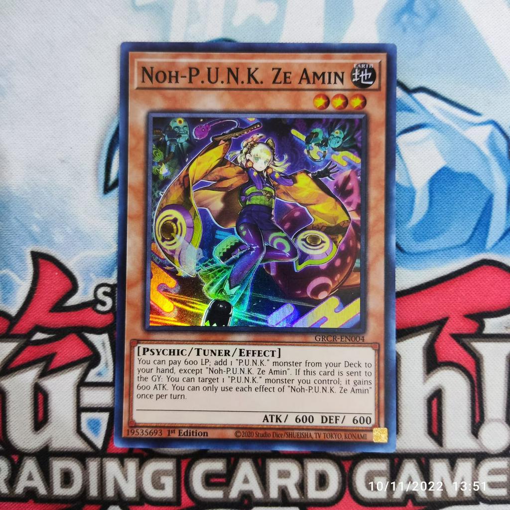 Jual yugioh noh PUNK ze amin GRCR super rare original | Shopee Indonesia