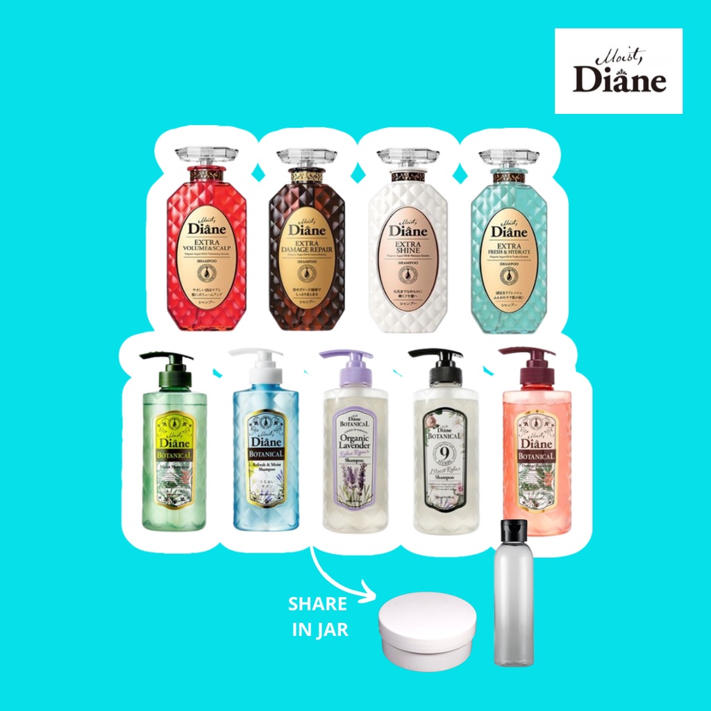 Jual ( SHARE in jar ) MOIST DIANE Shampoo & Conditioner Treatment ...
