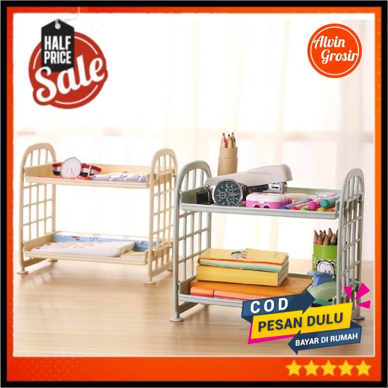 Jual AGS RAK PLASTIK SUSUN KECIL - RAK PLASTIK 2 TINGKAT - RAK SUSUN ...