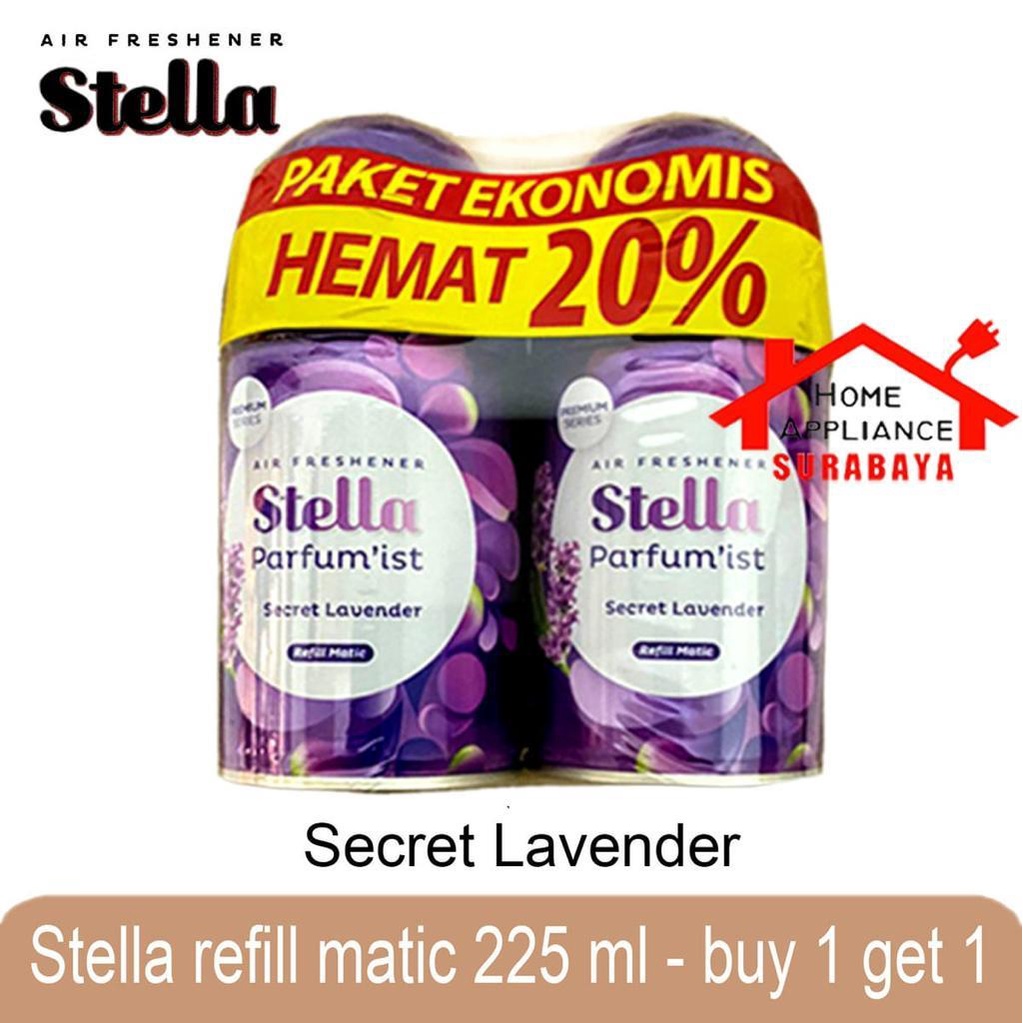 Jual Stella Refill Matic Paket Ekonomis 2 x 225 ml - Beli 1 Gratis 1 ...