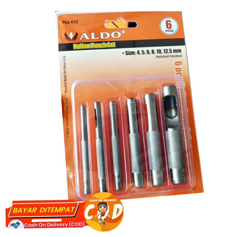 Jual Mata Besi Plong Hollow Punch set 6pcs | Shopee Indonesia