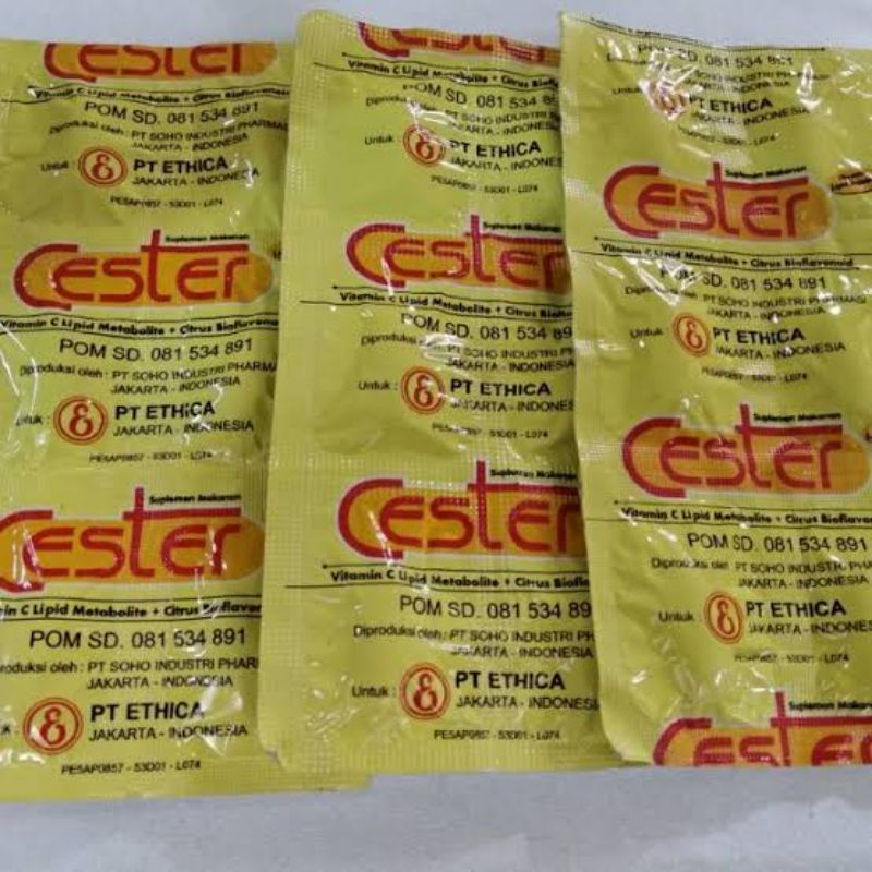 Jual CESTER 6 TABLET / 1 STRIP | Shopee Indonesia