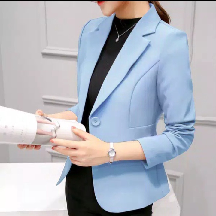 jas blazer wanita kekinian/jas modern/jas formal/jas kerja/jas cewe ...