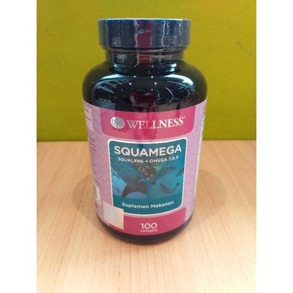 Jual WELLNESS SQUAMEGA 100softgels | Shopee Indonesia