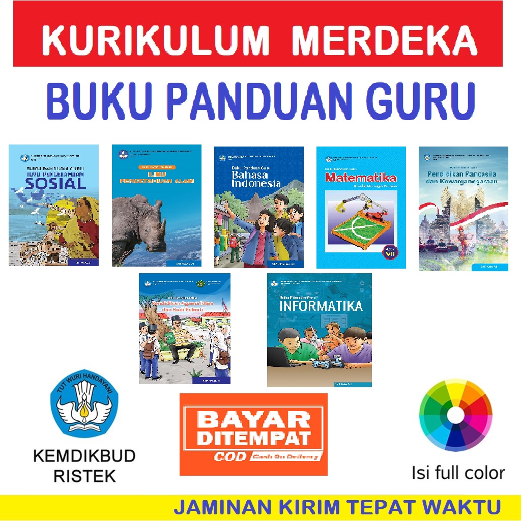 Jual diskon Buku Guru SMP Kelas 7 Kurikulum Merdeka Kemendikbud | Shopee Indonesia