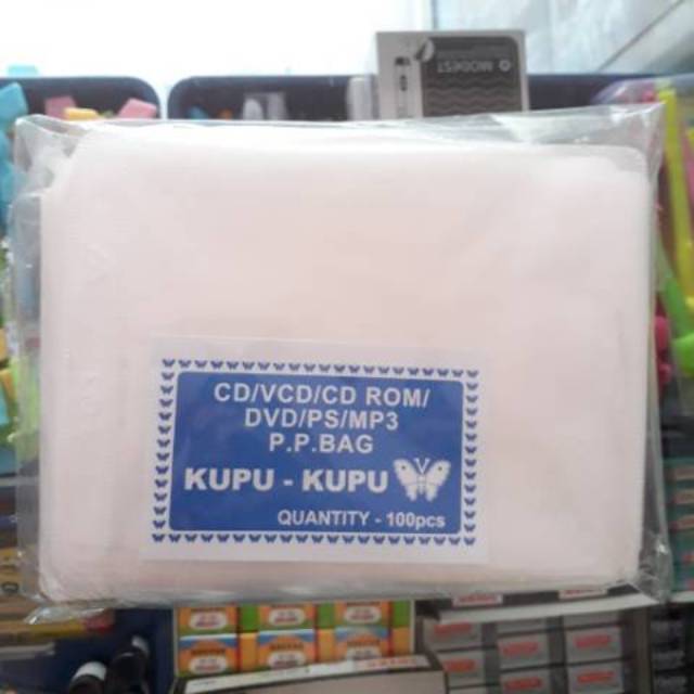 Jual 50pcs!! 100pcs!! Plastik CD / tempat CD / tempat kaset / bungkus ...