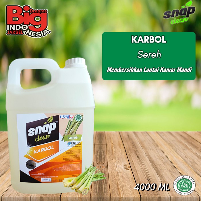 Jual Karbol / Karbol Sereh / Kabol Lemon / Karbol Cemara | SNAP CLEAN 4 ...