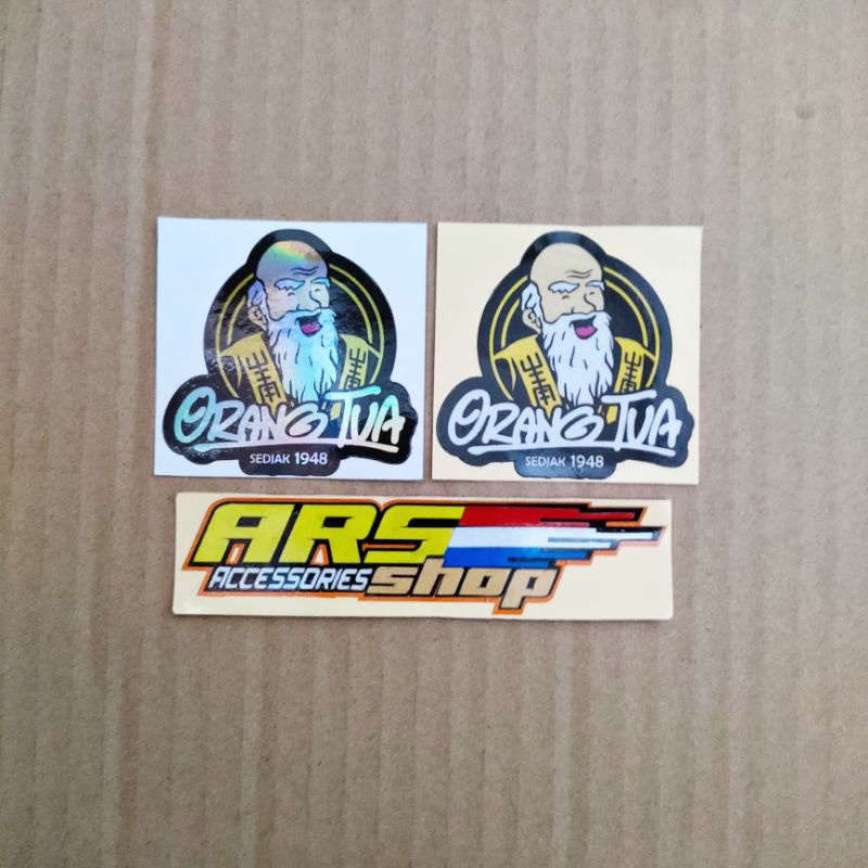 Jual STICKER ORANG TUA PRINCUTT sticker orang tua stiker orang tua ...