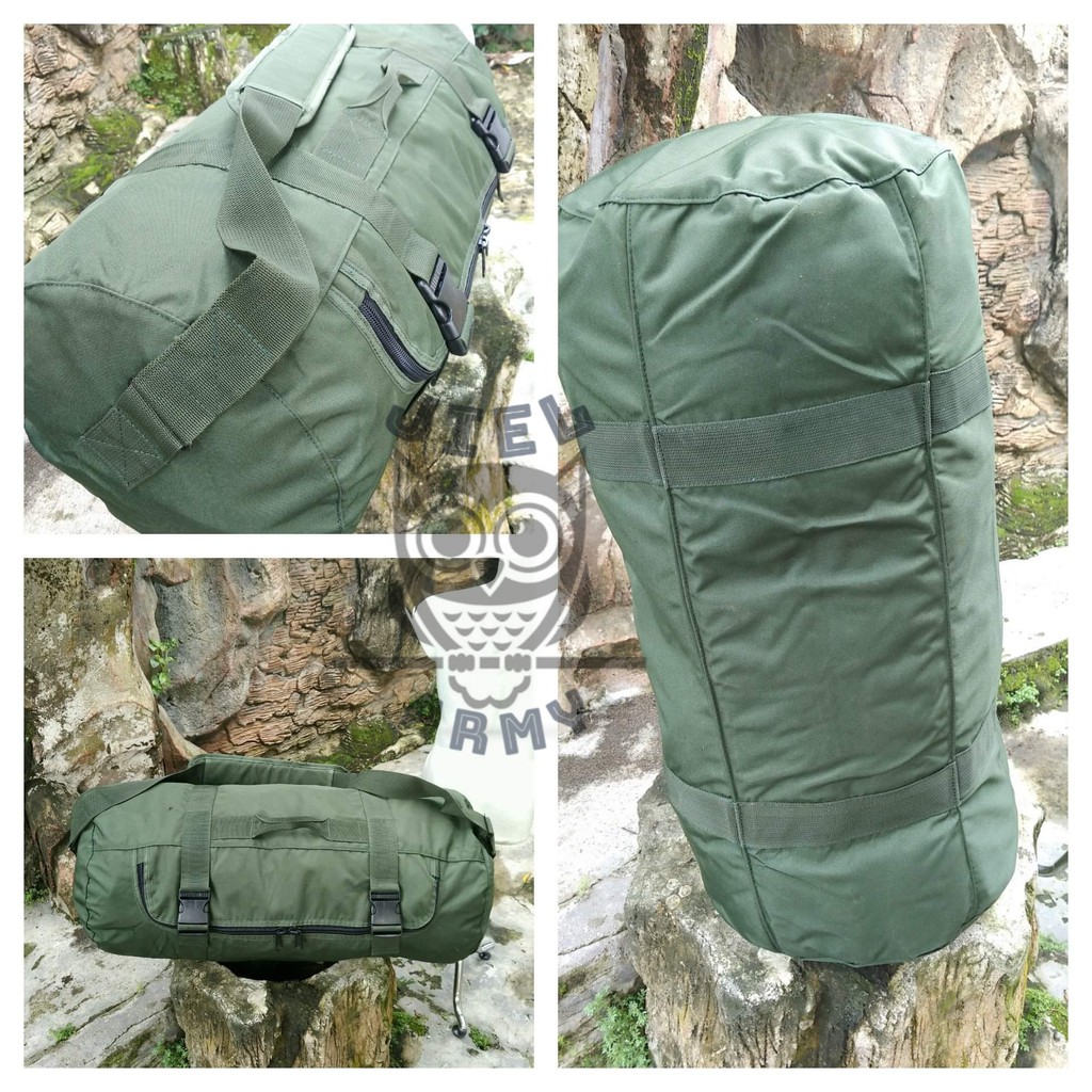 Jual Duffle Bag TNI Pulsak TNI ARMY TACTICAL Tas Guling ARMY | Shopee ...