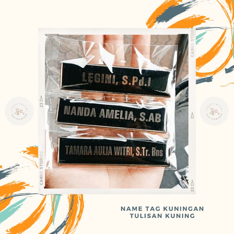 Jual NAME TAG COCOK UNTUK PEGAWAI KANTOR ATAU PNS | Shopee Indonesia