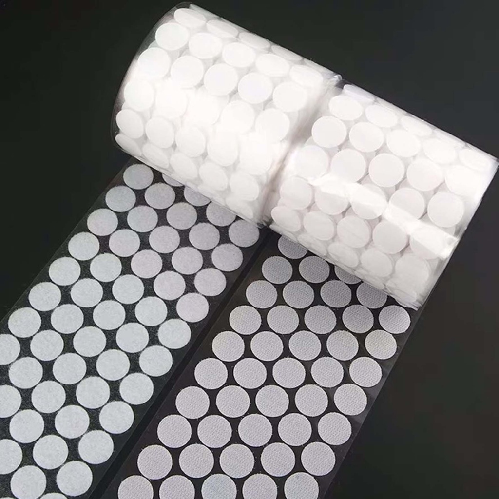 Jual Velcro Bundar Sticker Double Side Transparan /Perekat Serbaguna ...