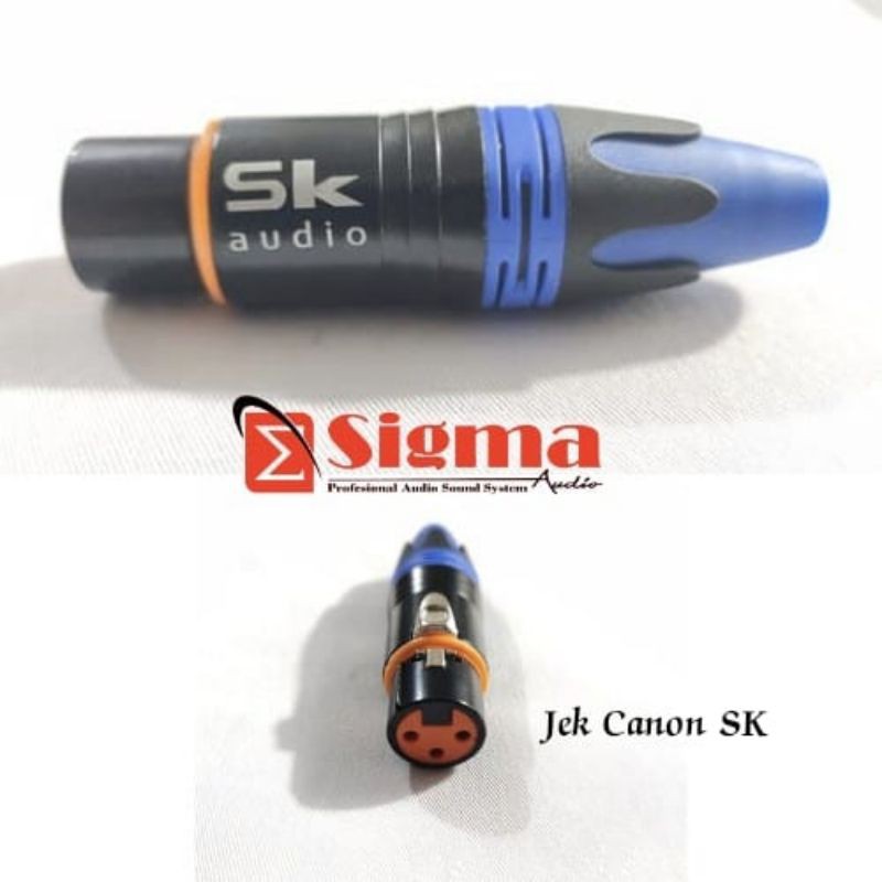 Jual JACK CANON FEMALE SK AUDIO KONEKTOR XLR JECK CANON CEWEK | Shopee ...