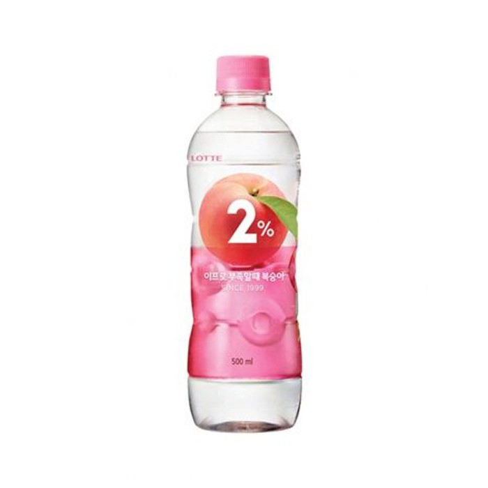 Jual Minuman Lotte Refreshing Water Peach 2% (350 ml) | Shopee Indonesia