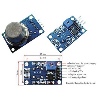 Jual Sensor MQ-135 MQ135 Air Quality Hazardous Gas Kualitas Udara Arduino Indonesia|Shopee Indonesia