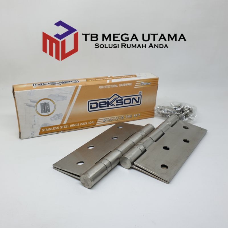 Jual Engsel Dekson Deluxe 4" x 3" x 2MM SS DL SUS 304 | Engsel Pintu ...