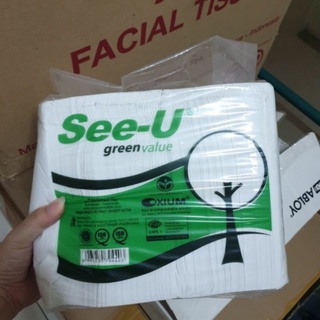 Jual MM - Tisu Tissue See-U Green Value 650 Sheet 2 play Kiloan 650 ...