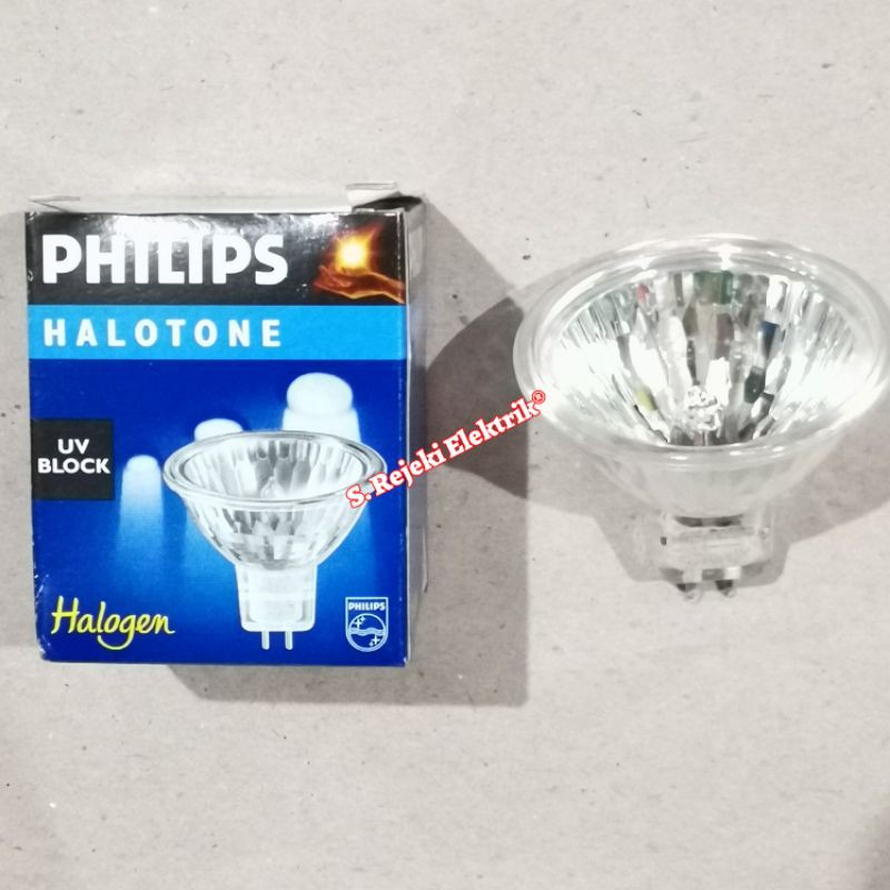 Jual Philips Lampu Halogen Halotone 20 Watt/20w 12v Open/Bolong Kuning ...