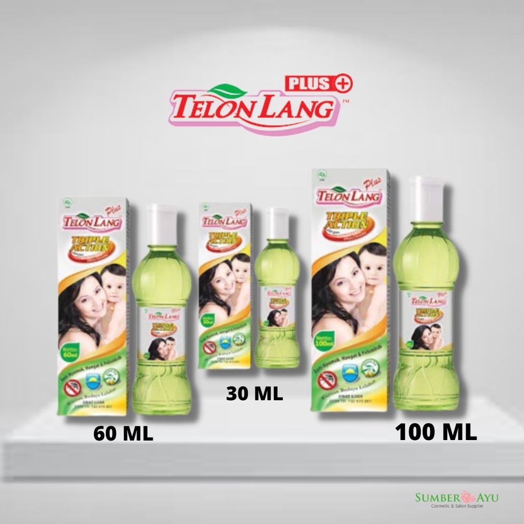 Jual Telon Lang Plus 10 Jam Menghindari Gigitan Nyamuk (100 ML,60 ML,30 ...