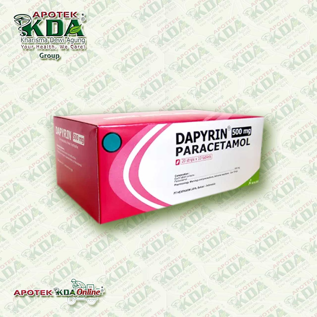 Jual DAPYRIN 1 STRIP | OBAT DEMAM SAKIT KEPALA SAKIT GIGI | Shopee ...