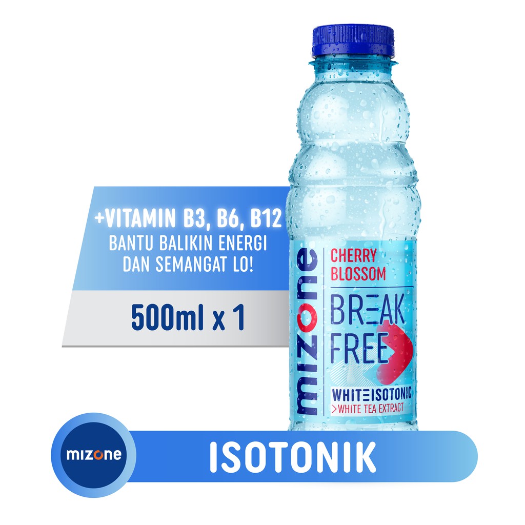 Jual Mizone Minuman Isotonik Break Free Cherry Blossom 500 mL Indonesia ...
