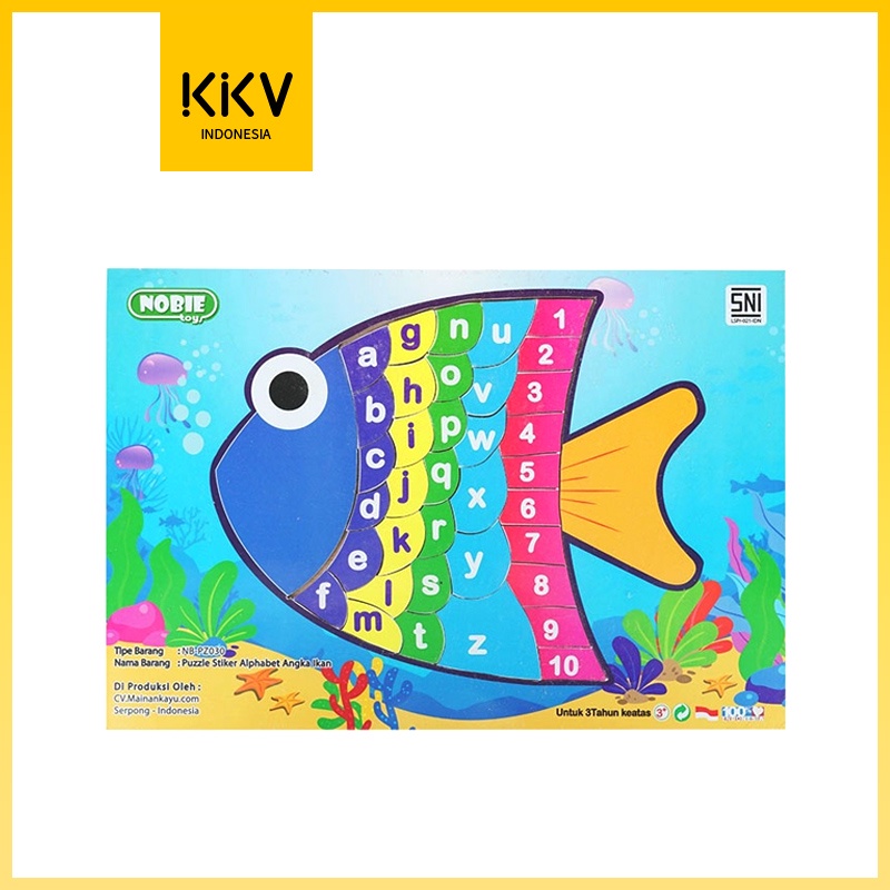 Jual KKV - Puzzle Sticker Angka Hewan / Mainan Puzzle / Puzzle Games ...