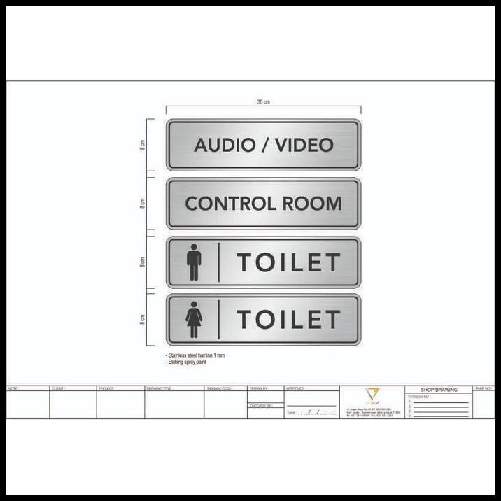 Jual Ready - Signage Door Sign 1 Paket | Shopee Indonesia