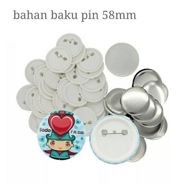 Jual Bahan baku pin 58mm murah Indonesia|Shopee Indonesia