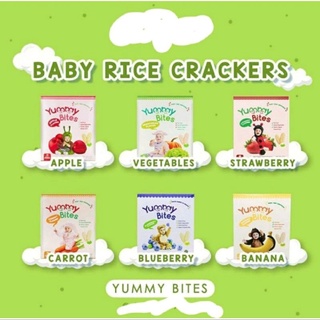 Jual YUMMY BITES Rice Crackers / Snack Bayi / Biskuit Bayi 50gr ...