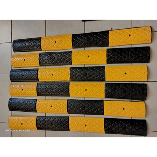 Jual Speed Bump Rubber Hitam Kuning - Marka Kejut Polisi Tidur 1m x ...
