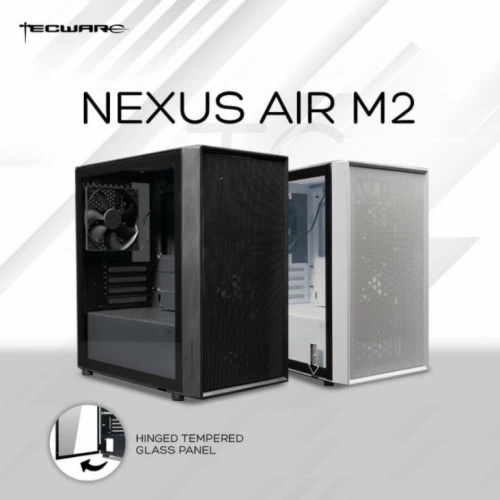Jual TECWARE NEXUS AIR M2 BLACK / WHITE M-ATX MIDDLE TOWER [ INCLUDE ...