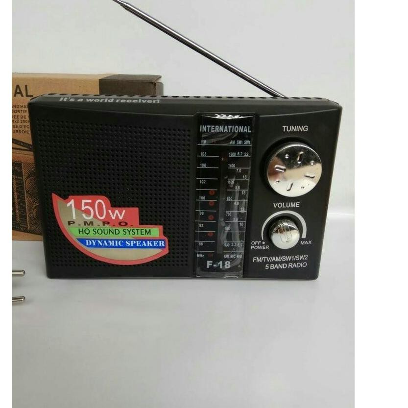 Jual O6U Radio AM FM International F18 Radio Klasik, Jadul, Rodja ...