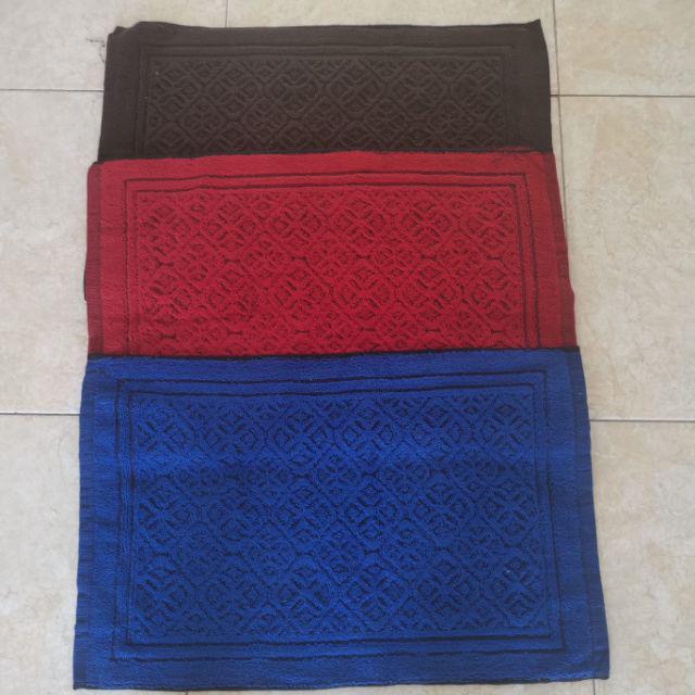 Keset Handuk Polos Emboss Tebal Hotel Alas Kaki Kamar Mandi Grosir ...