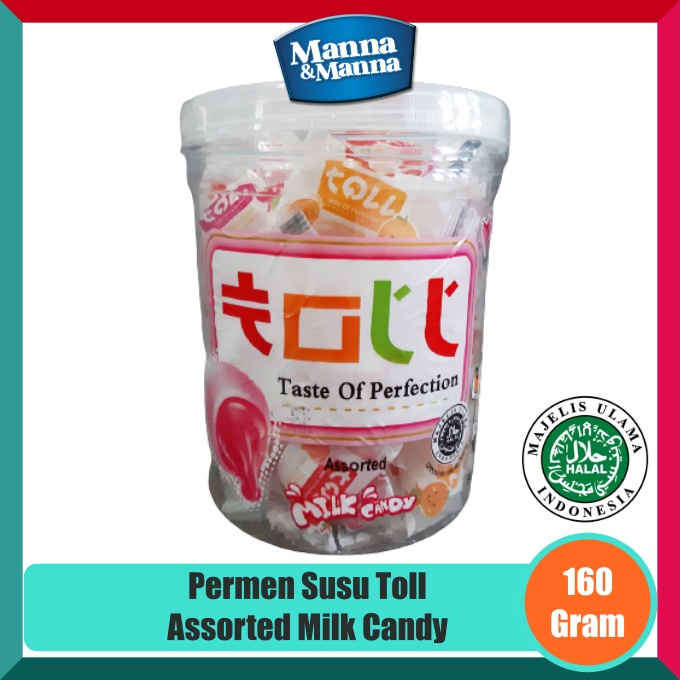 Jual Permen Susu Toll Assorted Milk Candy Toples - 160 Gram | Shopee ...