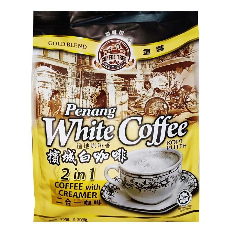 Jual COFFEE TREE Penang White Coffee 2 in 1 COFFEE with CREAMER | Shopee Indonesia