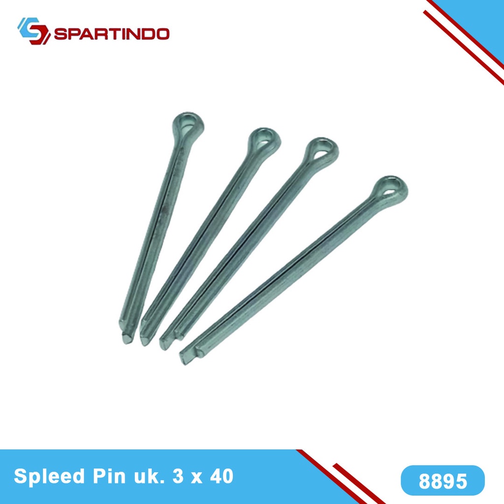 Jual (25, 35, 50 PCS) Split pen Cotter Lock Pin ukuran 3 x 40 Spleed ...
