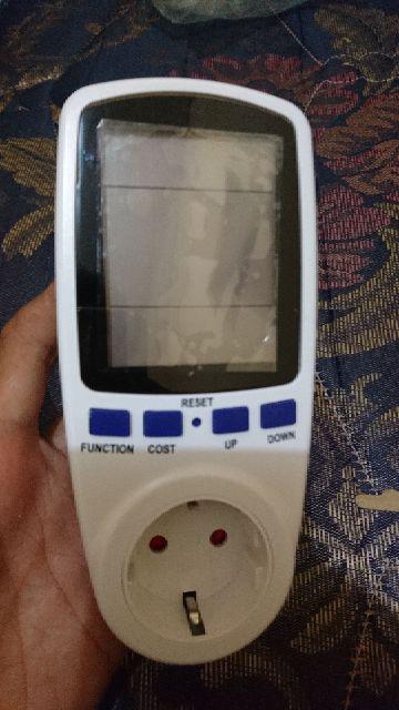 WATT METER AC KWH Voltmeter Pengukur Power Daya Listrik Ukur Biaya PLN ...